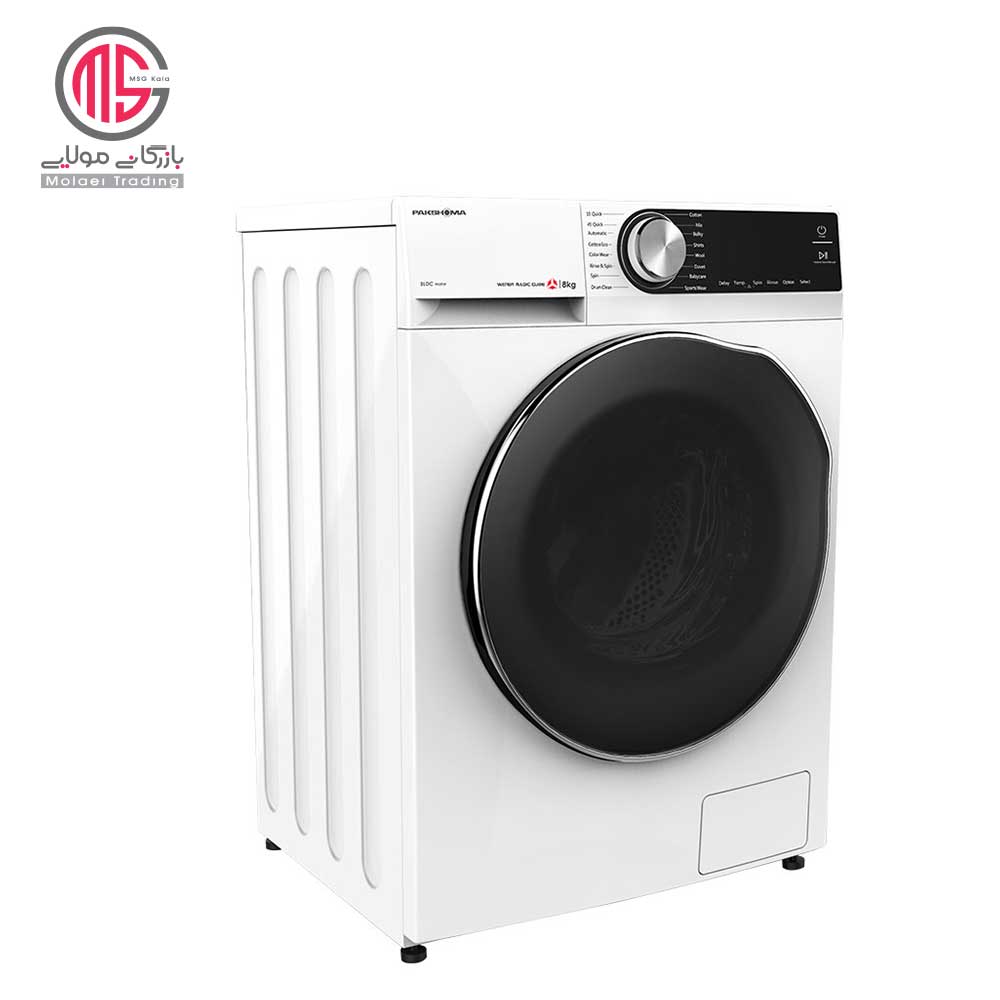 ماشین لباسشویی 8 کیلویی پاکشوما مدل BWF-40807 WT | فروشگاه اینترنتی لوازم خانگی مولایی | نمایندگی